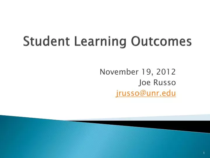 PPT - Student Learning Outcomes PowerPoint Presentation, free download ...