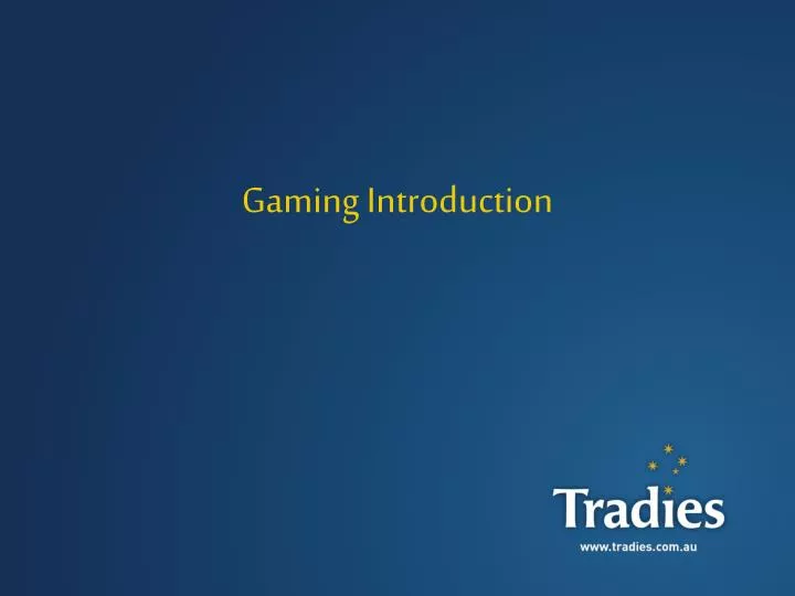 PPT - Gaming Introduction PowerPoint Presentation, free download - ID ...