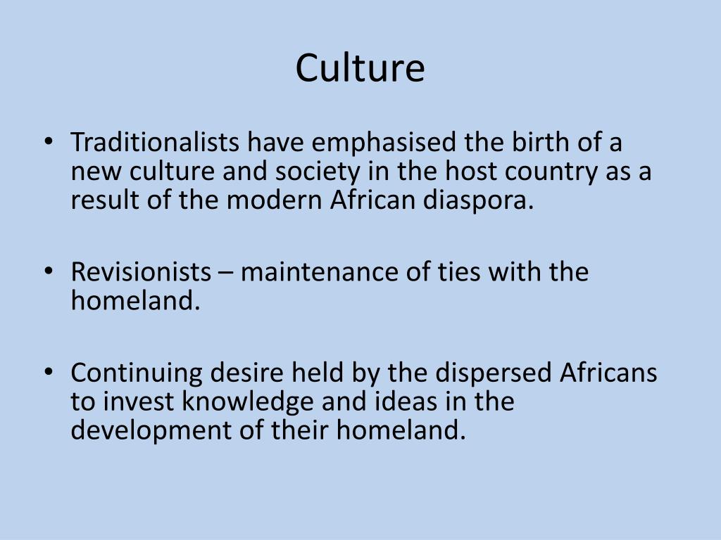 PPT - What was the influence of the modern African diaspora on African ...