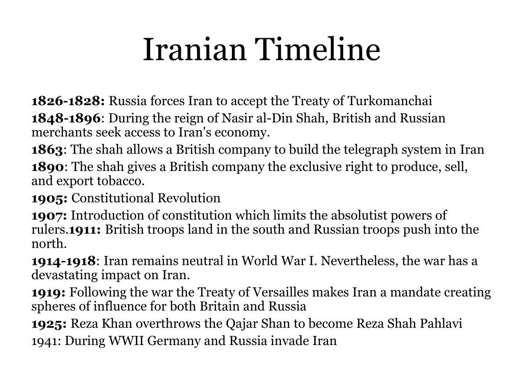 PPT - Iran Through the Looking Glass: History, Reform, and Revolution ...
