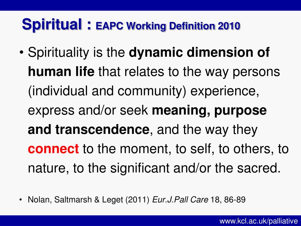 PPT - Wellness, wholeness and spiritual care PowerPoint Presentation ...