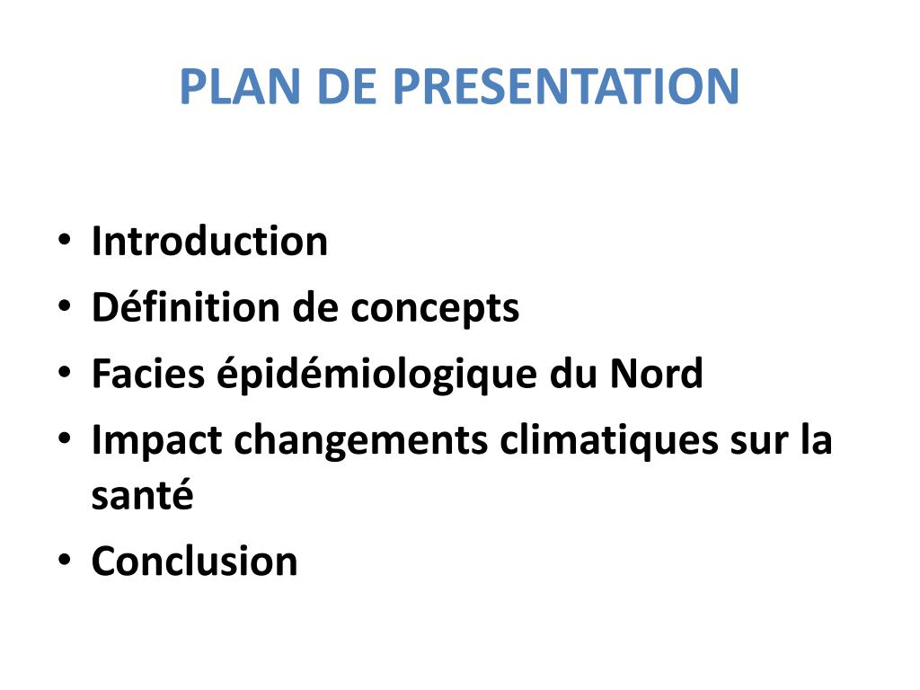 PPT - Impacts potentiels des changements climatiques sur la santé ...