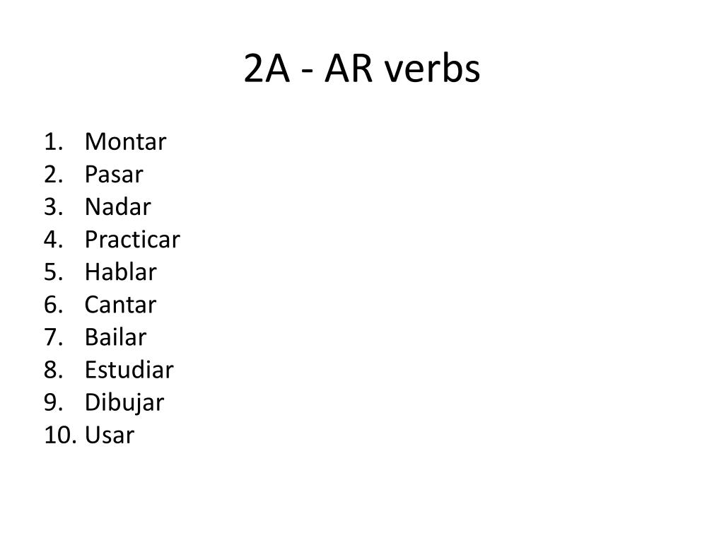 PPT - Spanish Food and Verbs Test Preparation PowerPoint Presentation ...
