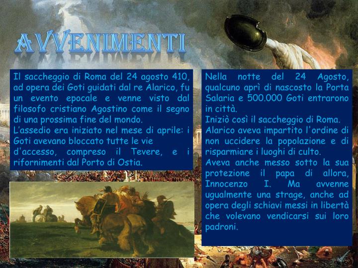 PPT - IL SACCO DI ROMA PowerPoint Presentation - ID:1950136