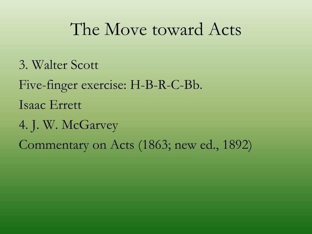 PPT - The Restoration of God’s People: Preaching from Acts of Apostles ...