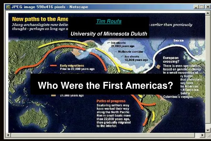 PPT - Who Were the First Americas? PowerPoint Presentation, free ...