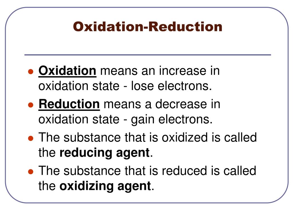 PPT - Oxidation & Reduction PowerPoint Presentation, free download - ID ... PPT - Oxidation & Reduction PowerPoint Presentation, free download - ID ...