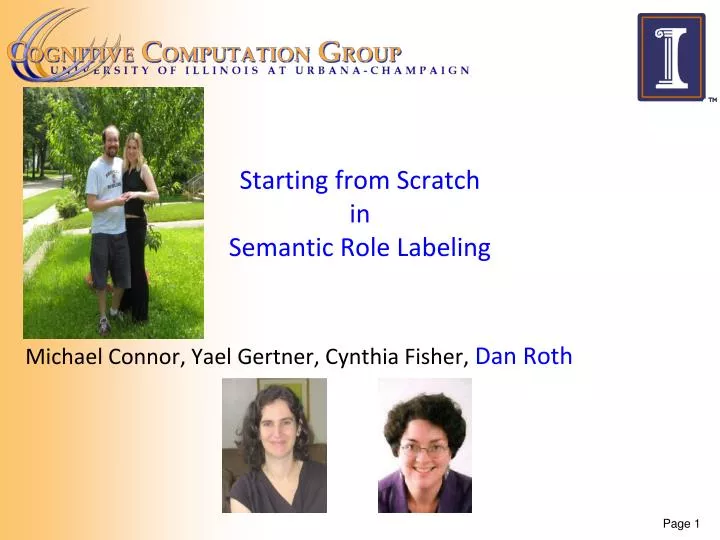 PPT - Starting from Scratch in Semantic Role Labeling PowerPoint ...