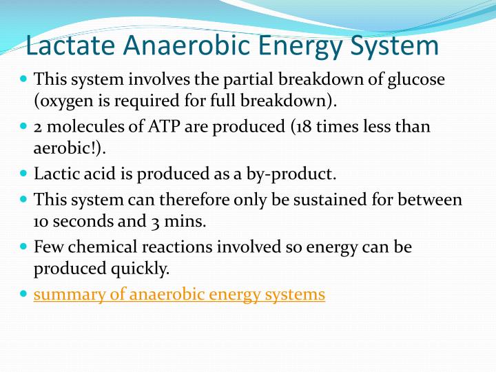 PPT - Anaerobic Energy Systems PowerPoint Presentation - ID:1952038