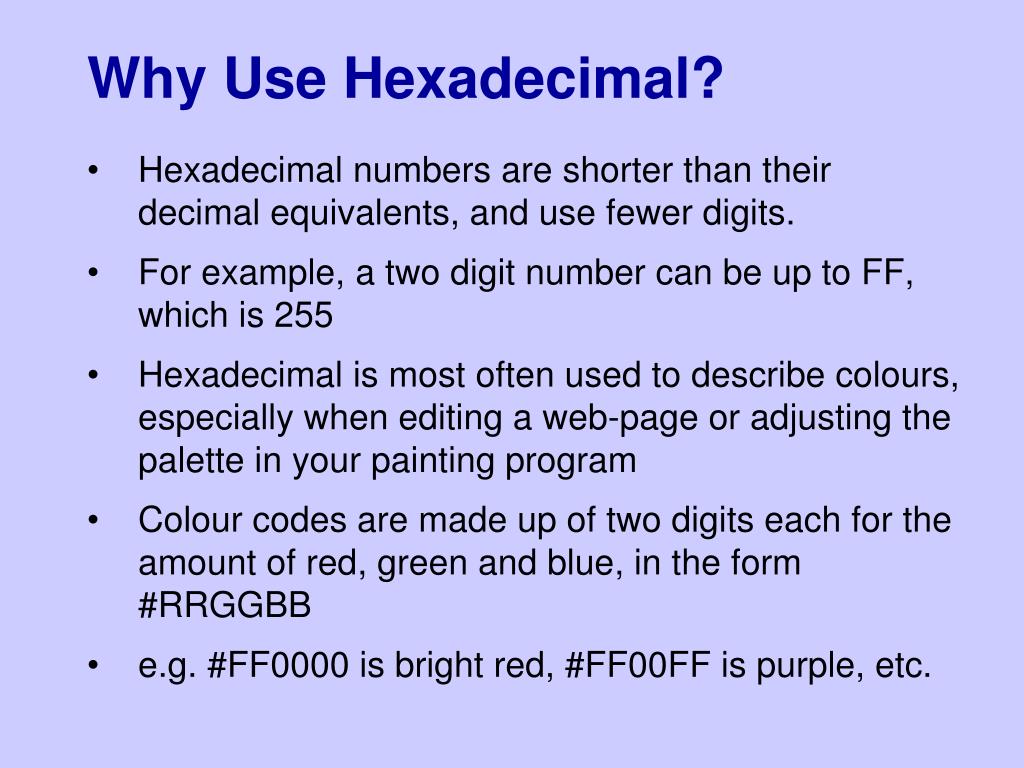 Ppt Hexadecimal Powerpoint Presentation Free Download Id 1952189