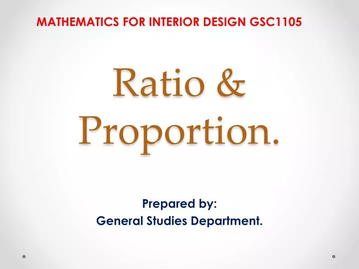 PPT - Ratio & Proportion. PowerPoint Presentation, free download - ID ...
