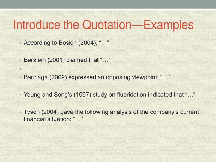 PPT - Integrating Sources into Your Writing PowerPoint Presentation ...