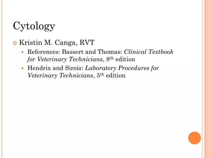 PPT - Cytology PowerPoint Presentation - ID:1952341