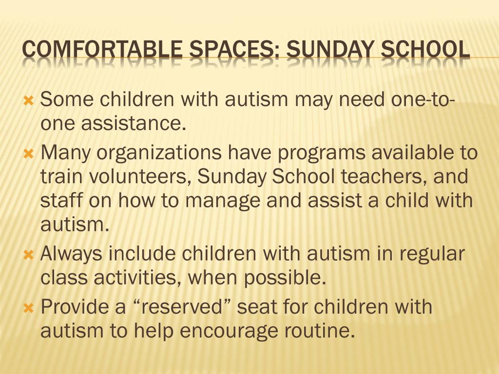 PPT - Autism Awareness: How the church can be prepared PowerPoint ...