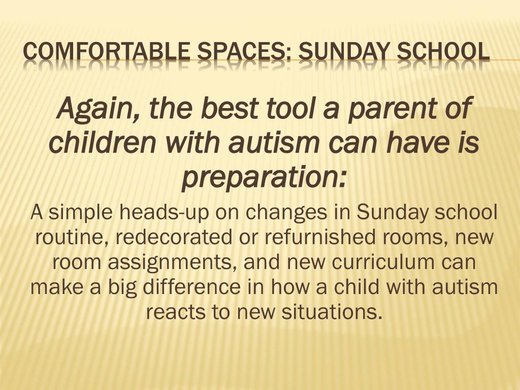 PPT - Autism Awareness: How the church can be prepared PowerPoint ...