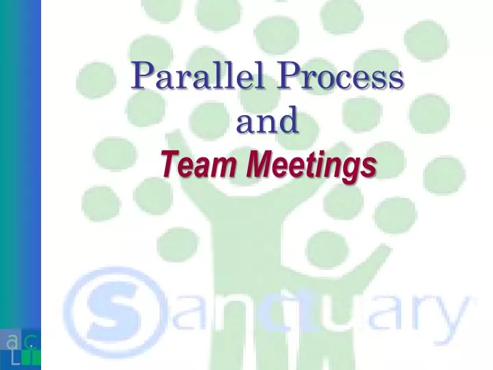 PPT - Parallel Process and Team Meetings PowerPoint Presentation, free ...