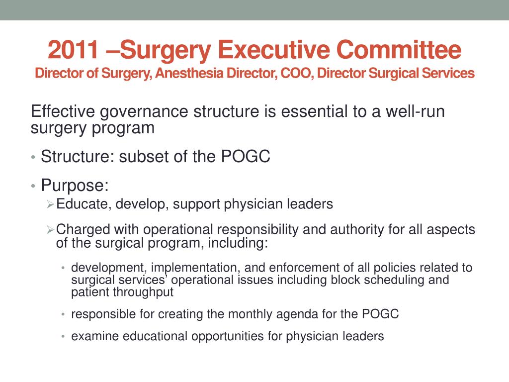 PPT - Peri -Op Governing Council St. Luke’s Hospital Cedar Rapids ...