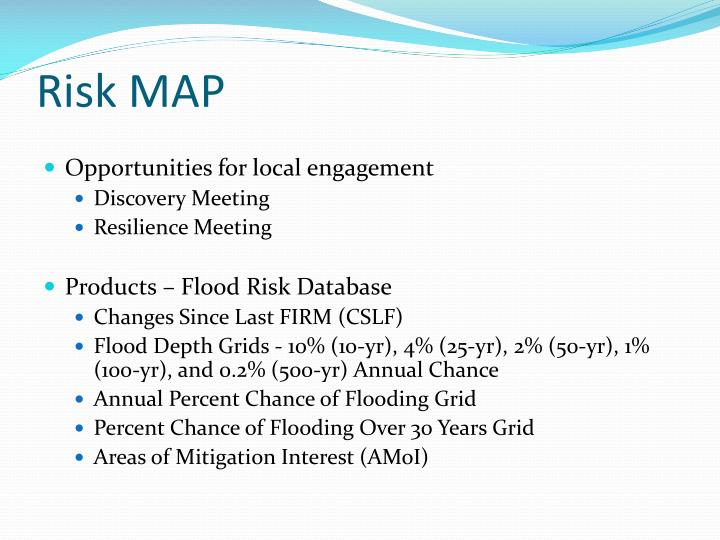 PPT - Risk MAP Flood Risk Products PowerPoint Presentation - ID:1953619
