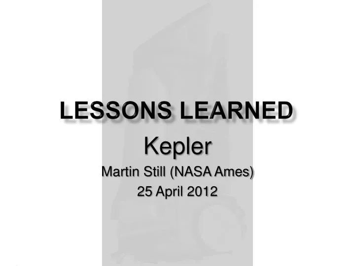 PPT - Lessons learneD PowerPoint Presentation, free download - ID:1953652