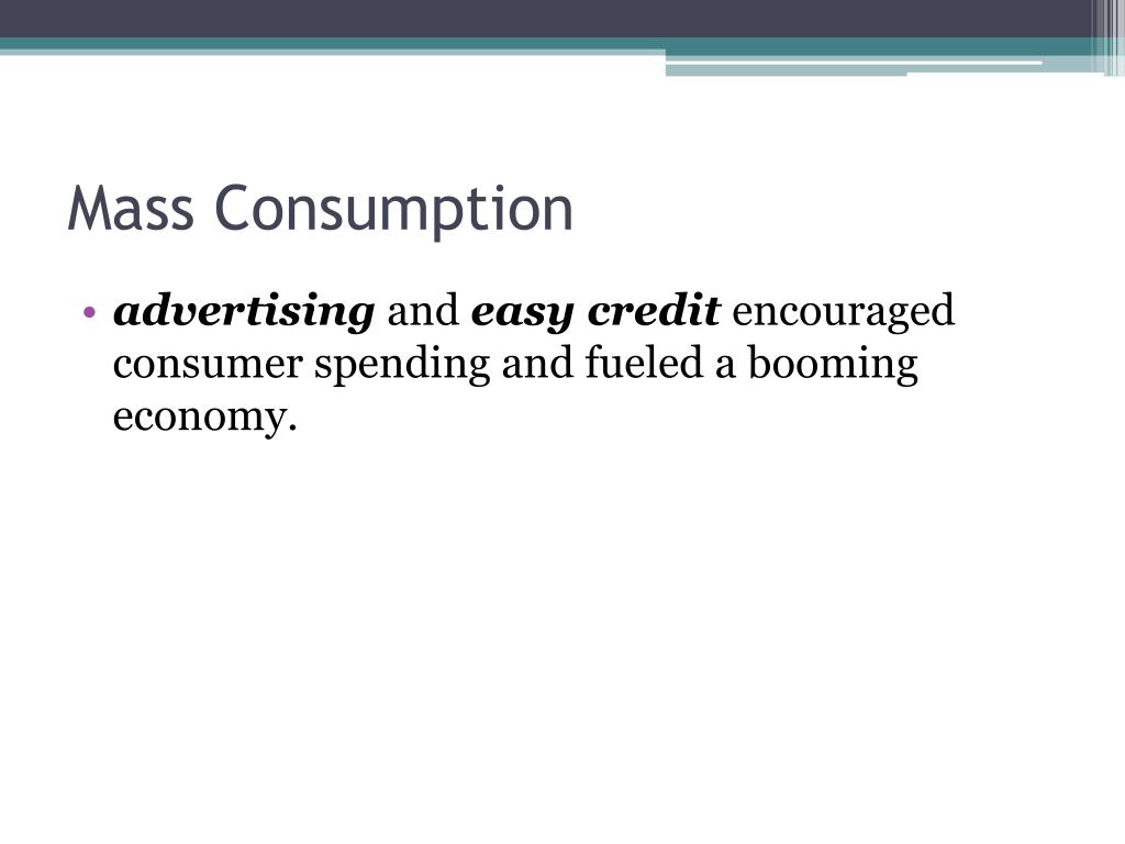 PPT - The Roaring 20s: A G rowing Economy PowerPoint Presentation, free ...