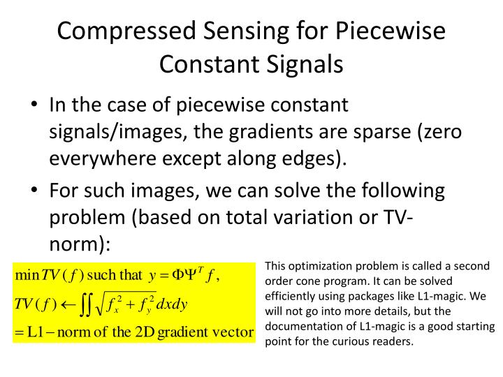 PPT - Compressive Sensing PowerPoint Presentation - ID:1953968