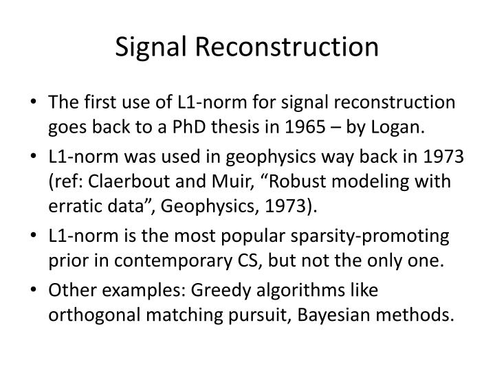 PPT - Compressive Sensing PowerPoint Presentation - ID:1953968