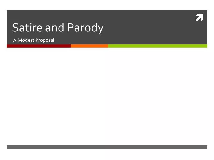 PPT - Satire and Parody PowerPoint Presentation, free download - ID:1954021