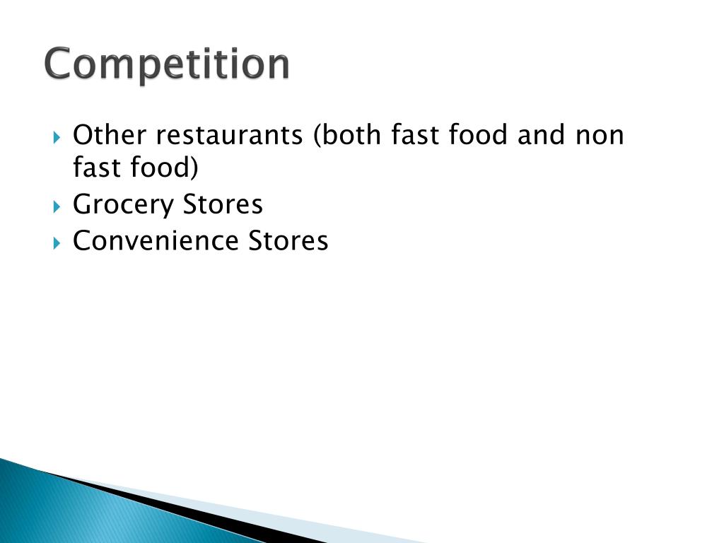 PPT - Fast Food Restaurants PowerPoint Presentation, free download - ID ...