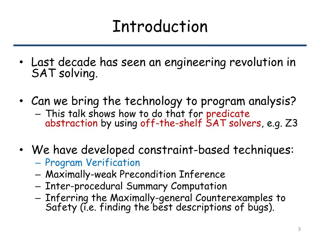Ppt Constraint Based Invariant Inference Over Predicate Abstraction Powerpoint Presentation 7782