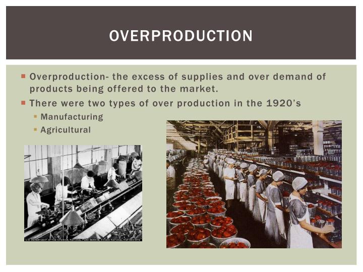 PPT - Consumerism and Overproduction in the 1920’s PowerPoint ...