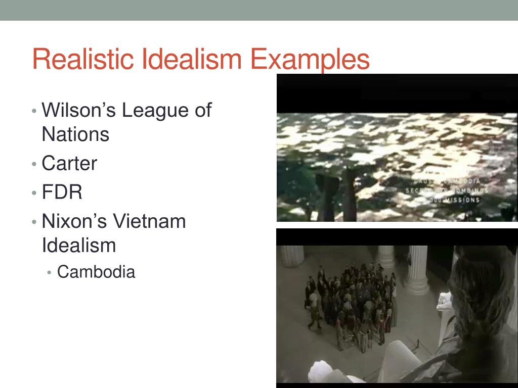 PPT - AMERICAN POLITICS: REALISTIC IDEALISM OR POLITICAL IDEALISM? The ...