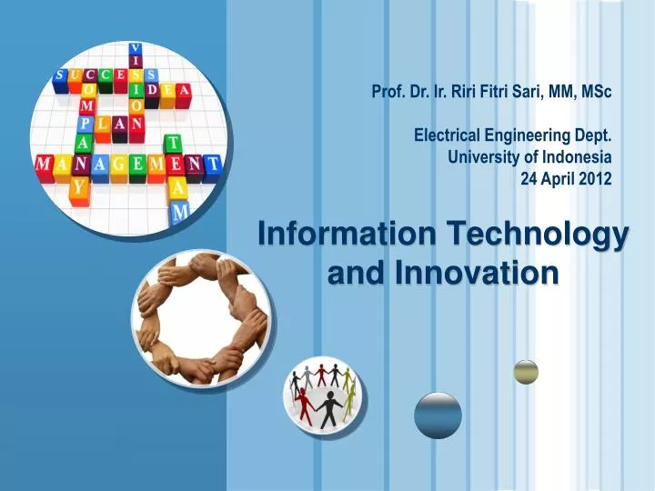 PPT - Information Technology and Innovation PowerPoint Presentation ...