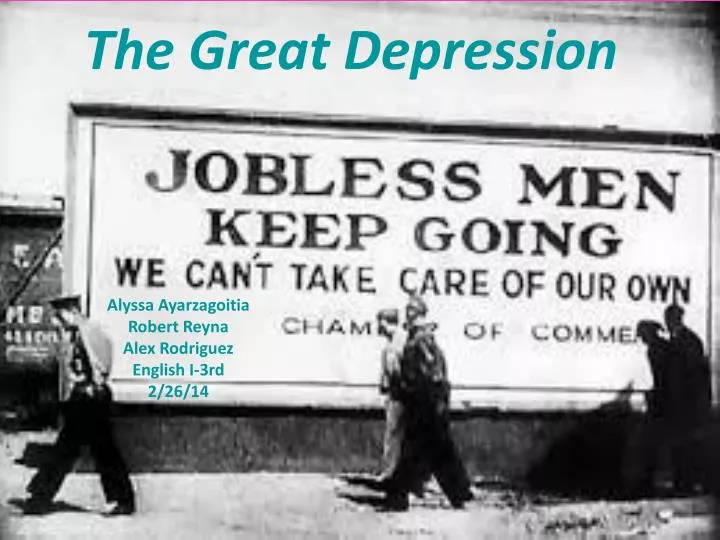 PPT - The Great Depression PowerPoint Presentation, free download - ID ...
