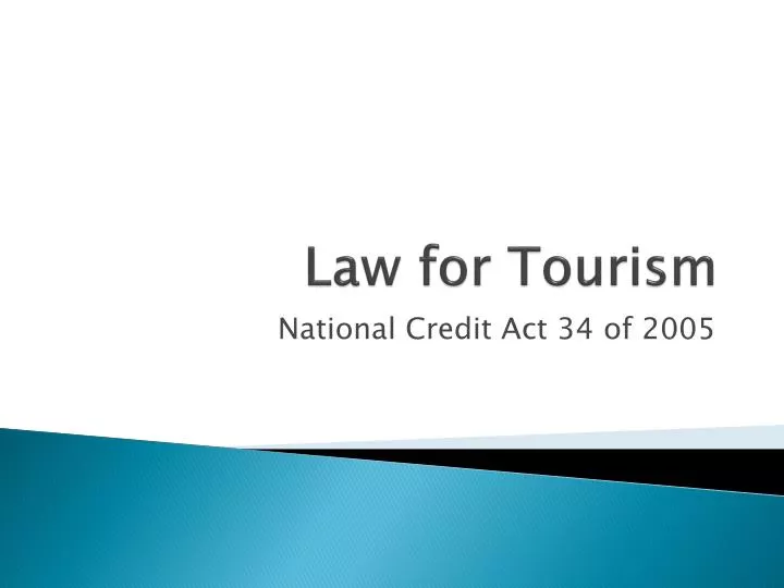 PPT - Law for Tourism PowerPoint Presentation, free download - ID:1956619