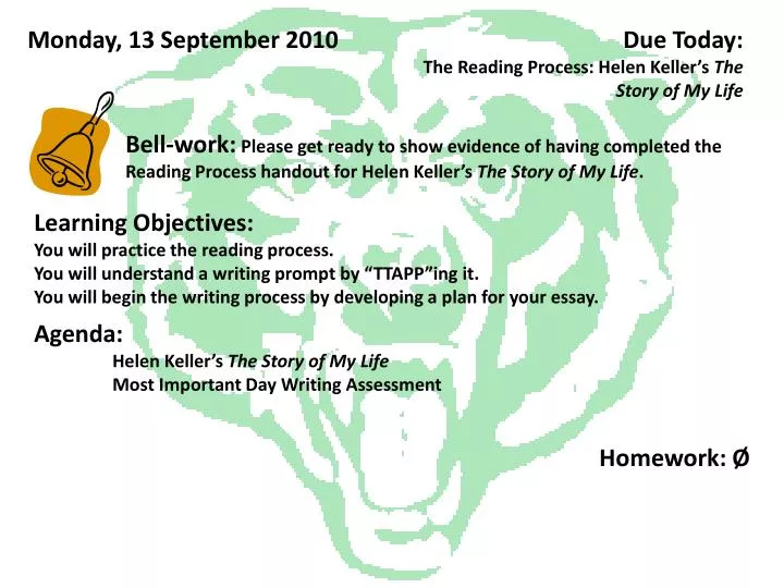 PPT - Learning Objectives: You will practice the reading process ...