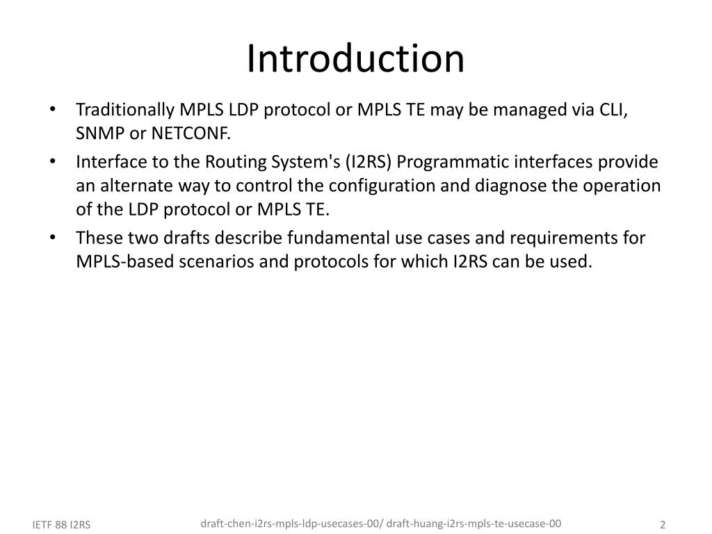 PPT - Zhenbin Li, Xia Chen, TieYing Huang Huawei Technologies IETF 88 ...