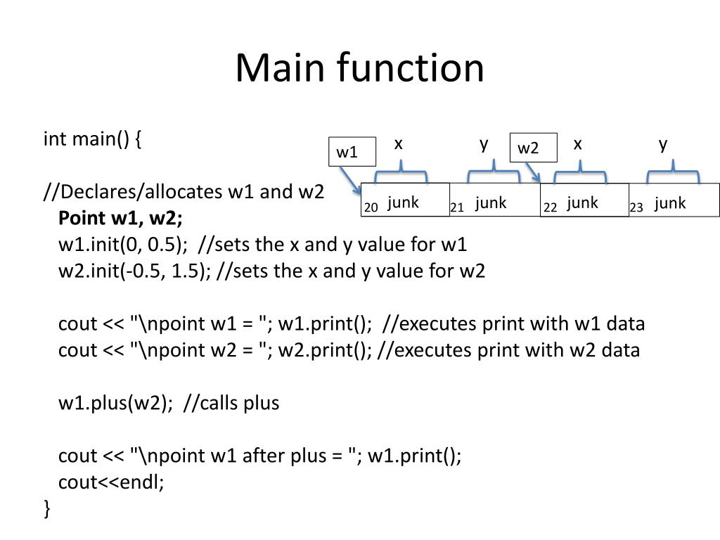 Ppt Week 3 Classes Constructors Destructors New Operator Operator And Function Overloading