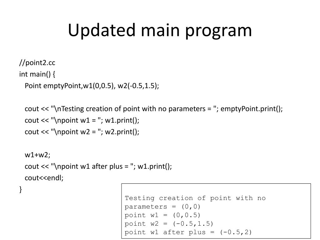Ppt Week 3 Classes Constructors Destructors New Operator Operator And Function Overloading