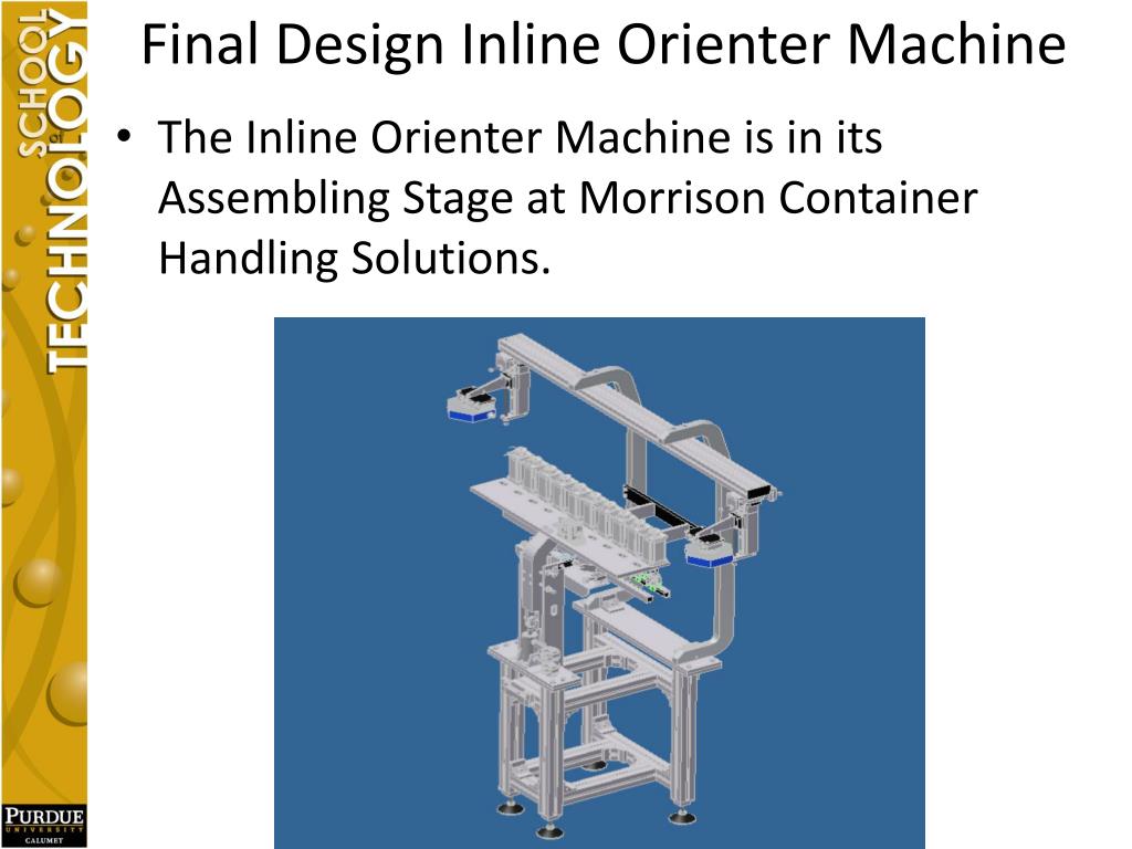 PPT - Servo Driven Inline-Orienter PowerPoint Presentation, free ...