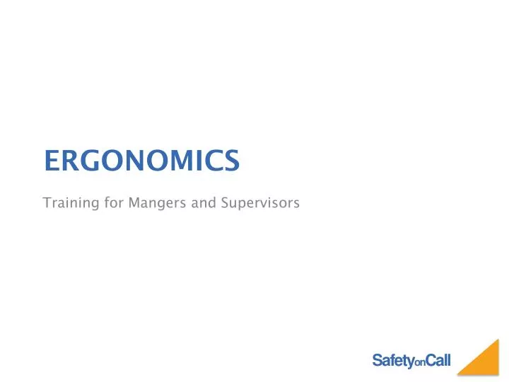 PPT - ergonomics PowerPoint Presentation, free download - ID:1958160