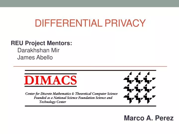PPT - Differential Privacy PowerPoint Presentation, free download - ID ...
