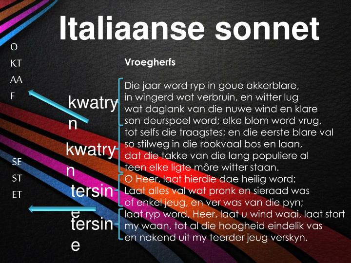 PPT - Inleiding tot poësie PowerPoint Presentation - ID:1958258