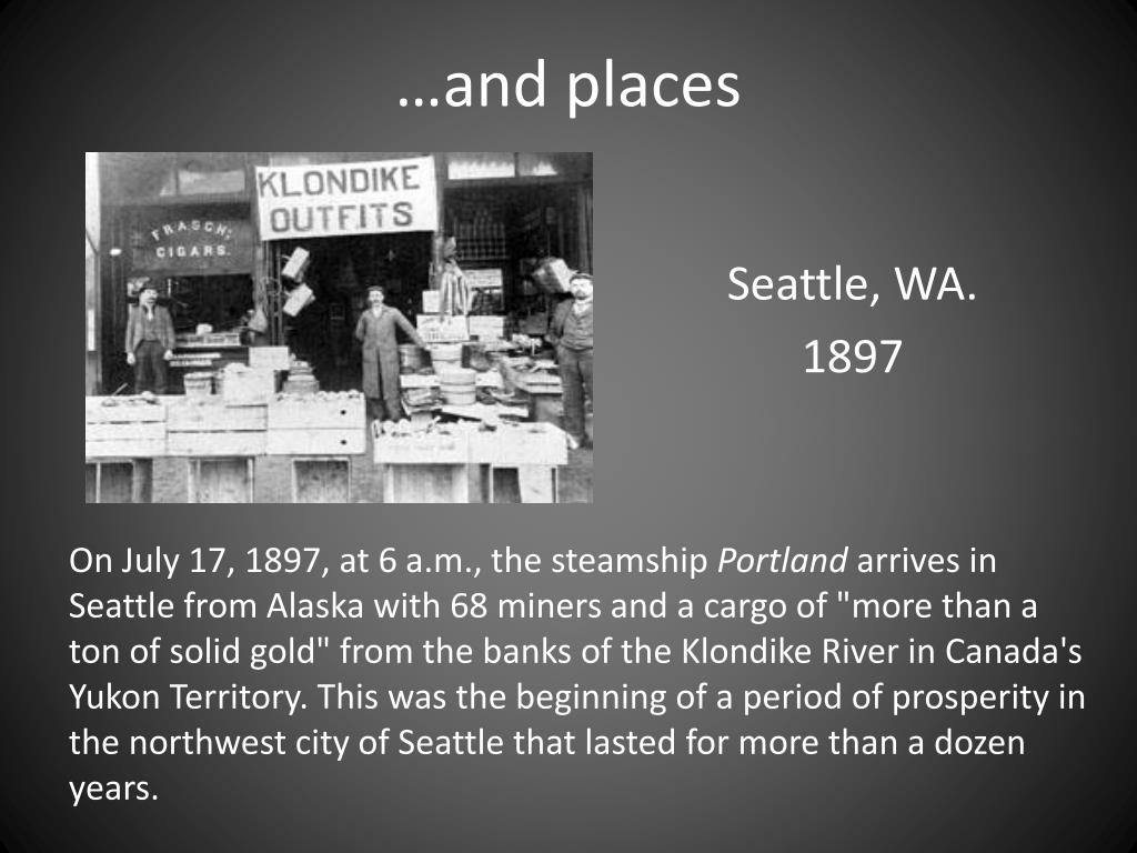 PPT - The Klondike Gold Rush 1896-1899 PowerPoint Presentation, free ...