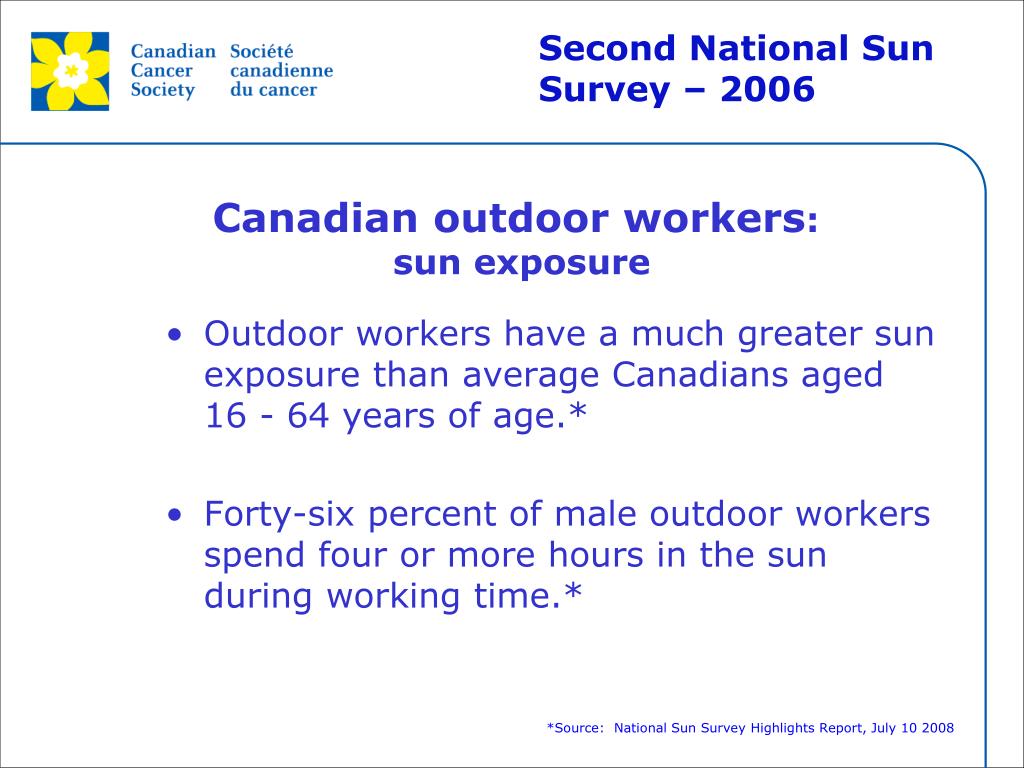 PPT - Skin Cancer Prevention: Sun Safety for Outdoor Workers PowerPoint ...