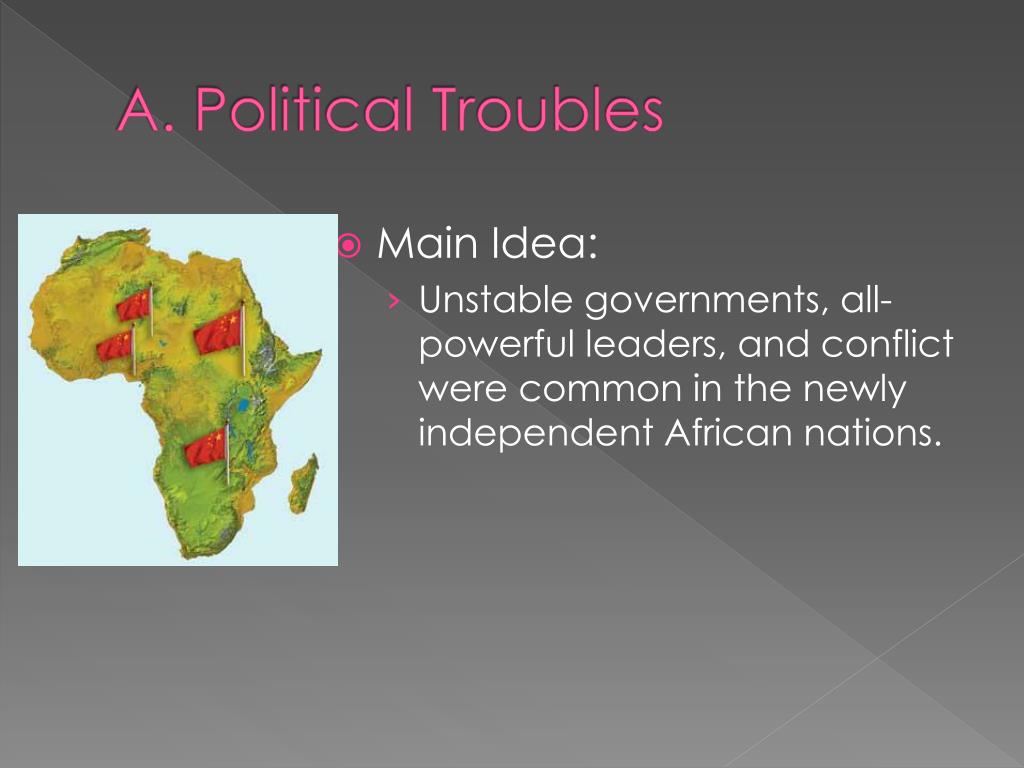 PPT - Chapter 32: Africa and the Middle East Section 1: Independence in ...