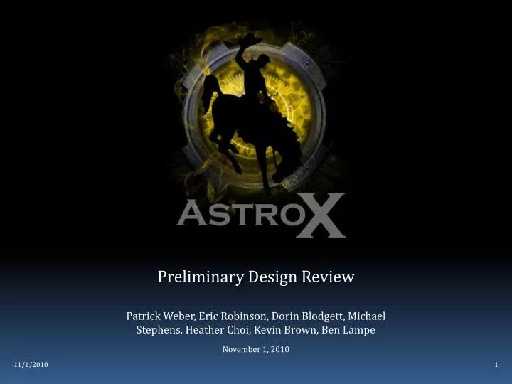 PPT - Preliminary Design Review PowerPoint Presentation, free download ...