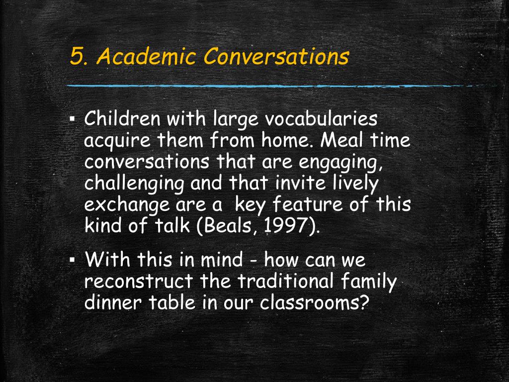 PPT - Student Acquisition of Academic Language and Vocabulary ...