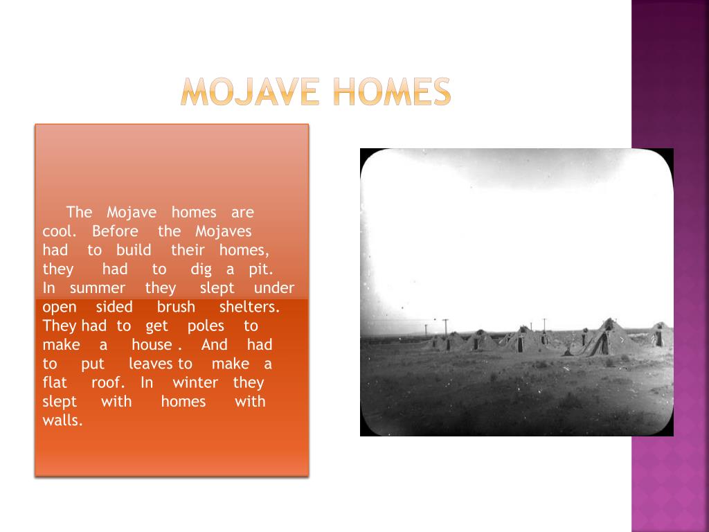 PPT - The M ojave Indians A California native American indian tribe ...