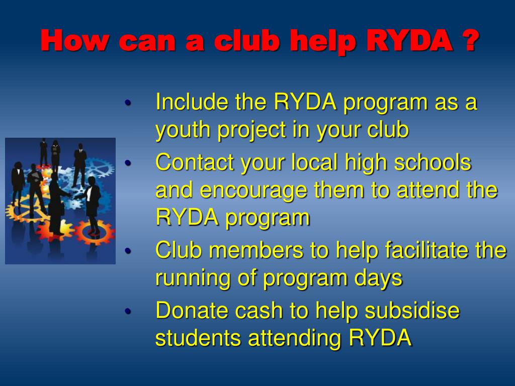 PPT - Rotary Clubs' RYDA Program: Empowering Young Drivers for Road ...