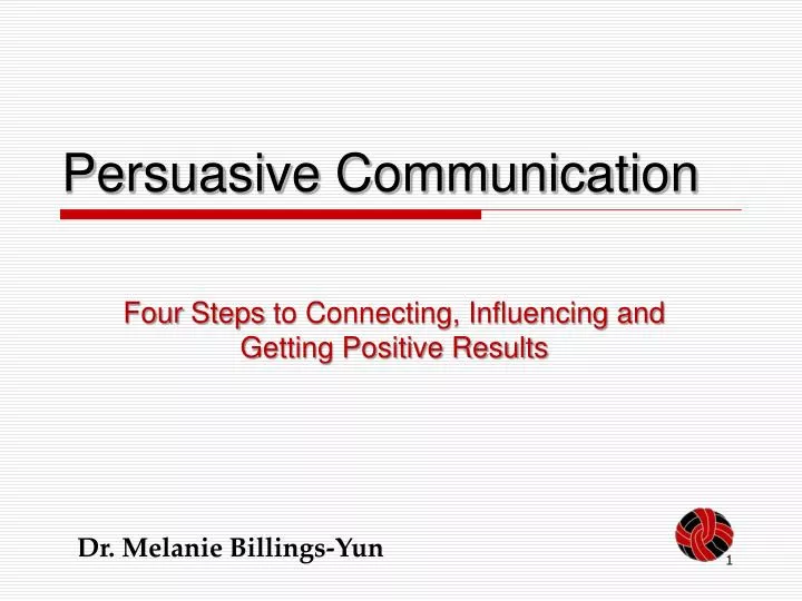 PPT - Persuasive Communication PowerPoint Presentation, free download ...